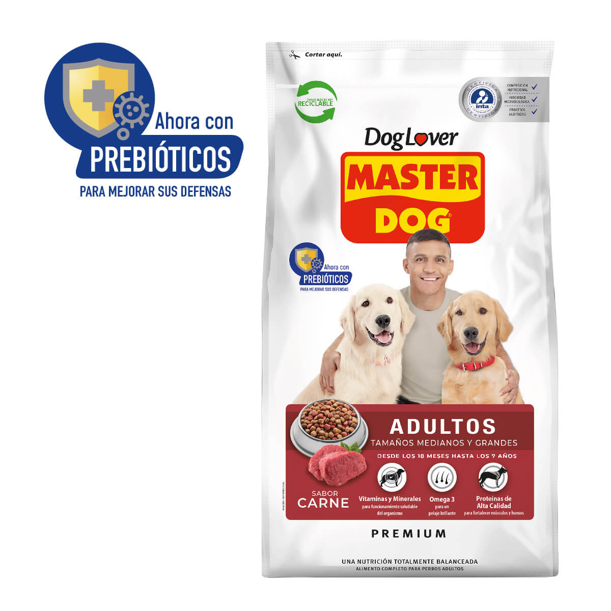 Master Dog Adulto Carne - 18 kg – Catdog Food Delivery